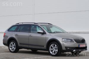 Brown Skoda Octavia 2015 in Riga, with an engine capacity of 2.00 L and mileage of 234 thousand km for 1300 €, photo 12 on AUTOMOTO.COM.LV