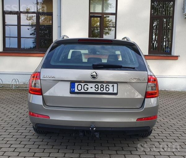 Brown Skoda Octavia 2015 in Riga, with an engine capacity of 1.40 L and mileage of 0 thousand km for 5990 €, photo 7 on AUTOMOTO.COM.LV
