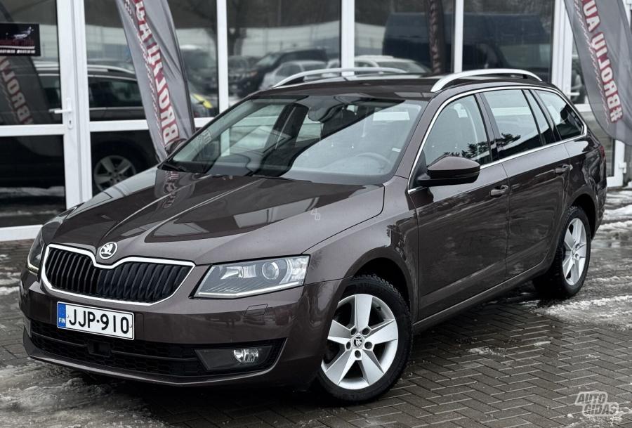 Brown Skoda Octavia 2015 in Radviliskis, with an engine capacity of 1.60 L and mileage of 283 thousand km for 6250 €, photo 1 on AUTOMOTO.COM.LV