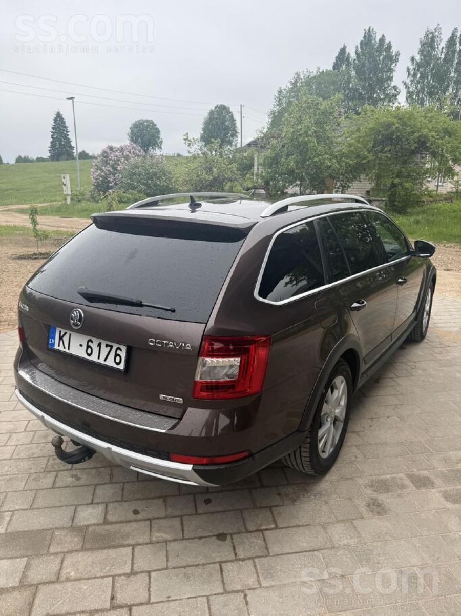 Brūns Skoda Octavia 2015 Alūksne, ar dzinēja tilpumu 2.00 L un nobraukumu 274 tūkst. km par 8400 €, foto 3 vietnē AUTOMOTO.COM.LV