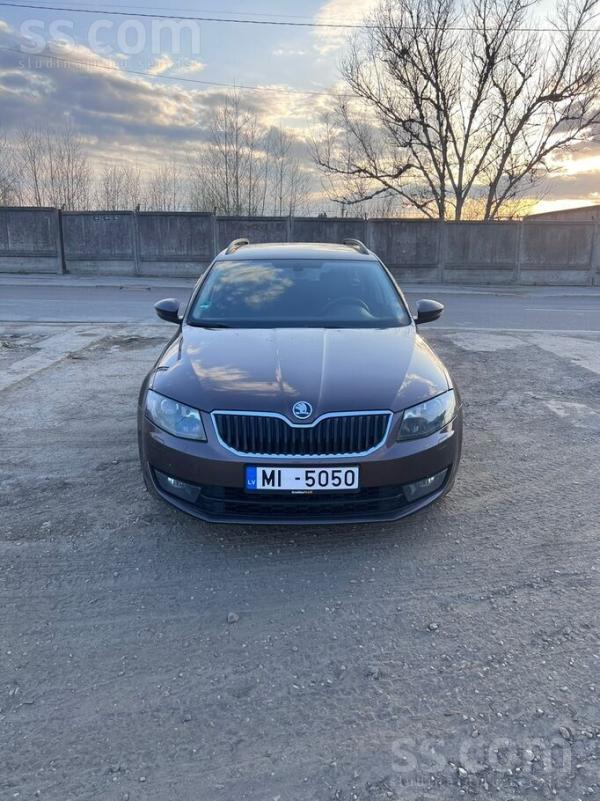 Brown Skoda Octavia 2015 in Riga, with an engine capacity of 1.60 L and mileage of 331 thousand km for 5000 €, photo 1 on AUTOMOTO.COM.LV
