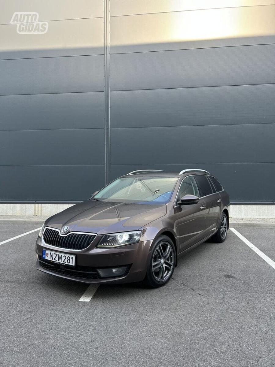 Brown Skoda Octavia 2015 in Kaunas, with an engine capacity of 1.60 L and mileage of 376 thousand km for 5900 €, photo 6 on AUTOMOTO.COM.LV