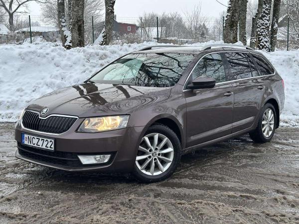 Brown Skoda Octavia 2016 in Vilnius, with an engine capacity of 1.40 L and mileage of 214 thousand km for 7900 €, photo 1 on AUTOMOTO.COM.LV