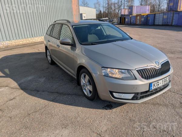 Brown Skoda Octavia 2016 in Riga, with an engine capacity of 1.60 L and mileage of 425 thousand km for 3400 €, photo 1 on AUTOMOTO.COM.LV