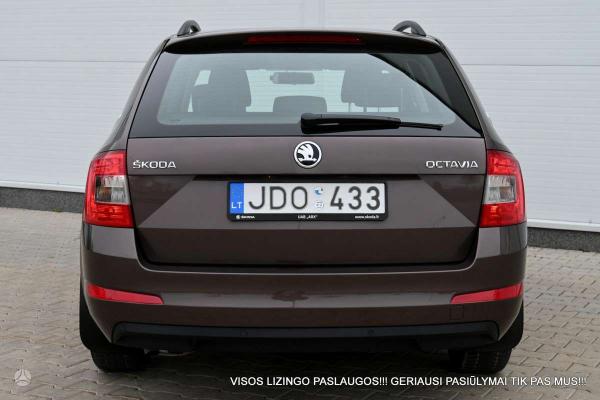 Brown Skoda Octavia 2016 in Kretinga, with an engine capacity of 1.40 L and mileage of 210 thousand km for 6999 €, photo 8 on AUTOMOTO.COM.LV