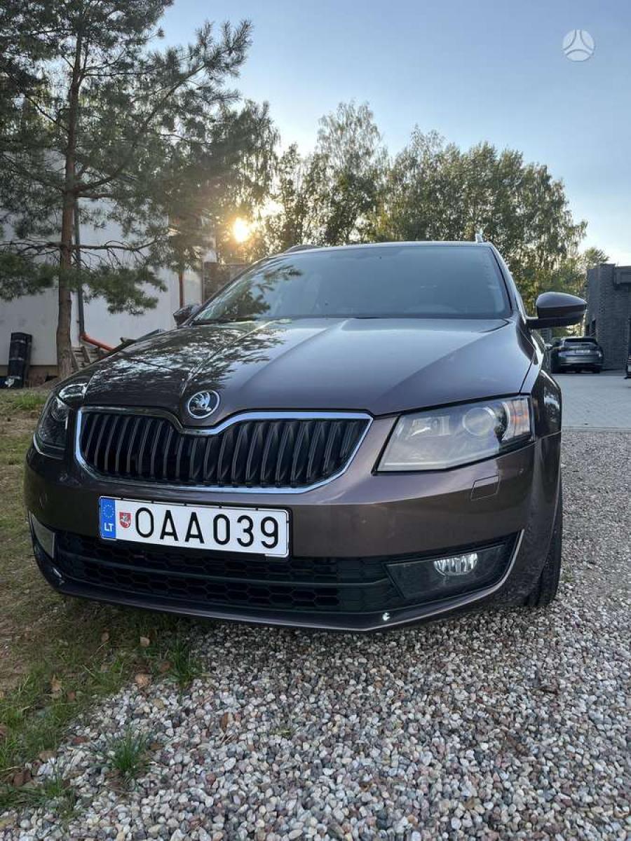 Brūns Skoda Octavia 2016 Viļņa, ar dzinēja tilpumu 1.40 L un nobraukumu 226 tūkst. km par 7600 €, foto 1 vietnē AUTOMOTO.COM.LV