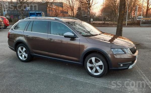 Brown Skoda Octavia 2019 in Riga, with an engine capacity of 2.00 L and mileage of 250 thousand km for 9900 €, photo 1 on AUTOMOTO.COM.LV