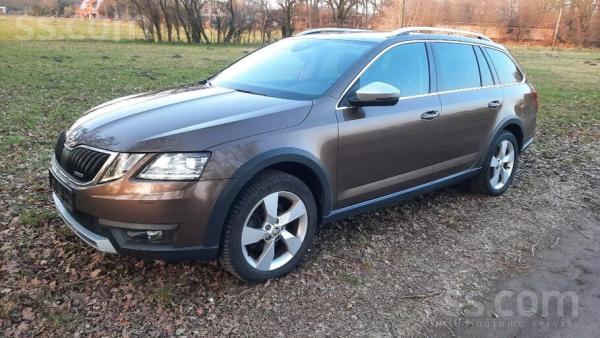 Brown Skoda Octavia 2019 in Riga, with an engine capacity of 2.00 L and mileage of 250 thousand km for 9900 €, photo 3 on AUTOMOTO.COM.LV