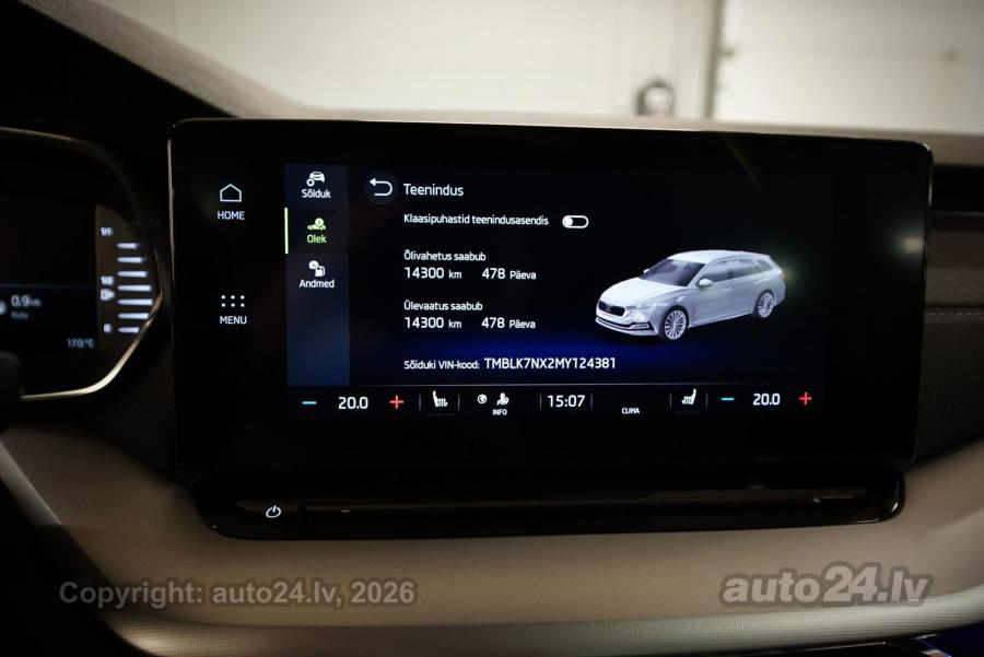 Brūns Skoda Octavia 2021 Tallina, ar dzinēja tilpumu 2.00 L un nobraukumu 188 tūkst. km par 17990 €, foto 18 vietnē AUTOMOTO.COM.LV