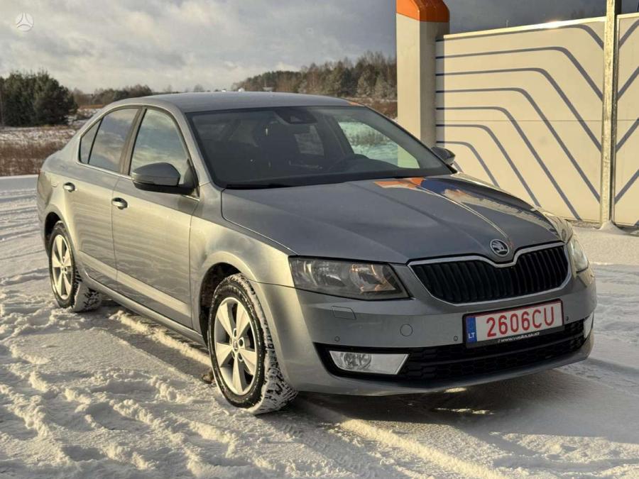 Green Skoda Octavia 2014 in Vilnius, with an engine capacity of 1.60 L and mileage of 255 thousand km for 5650 €, photo 1 on AUTOMOTO.COM.LV