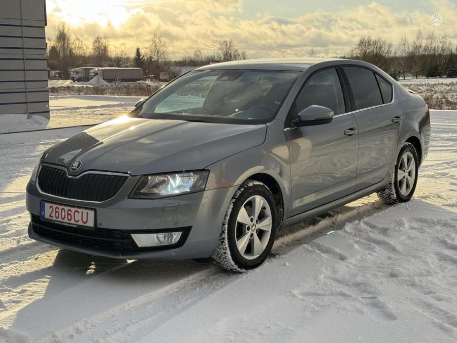 Green Skoda Octavia 2014 in Vilnius, with an engine capacity of 1.60 L and mileage of 255 thousand km for 5650 €, photo 2 on AUTOMOTO.COM.LV
