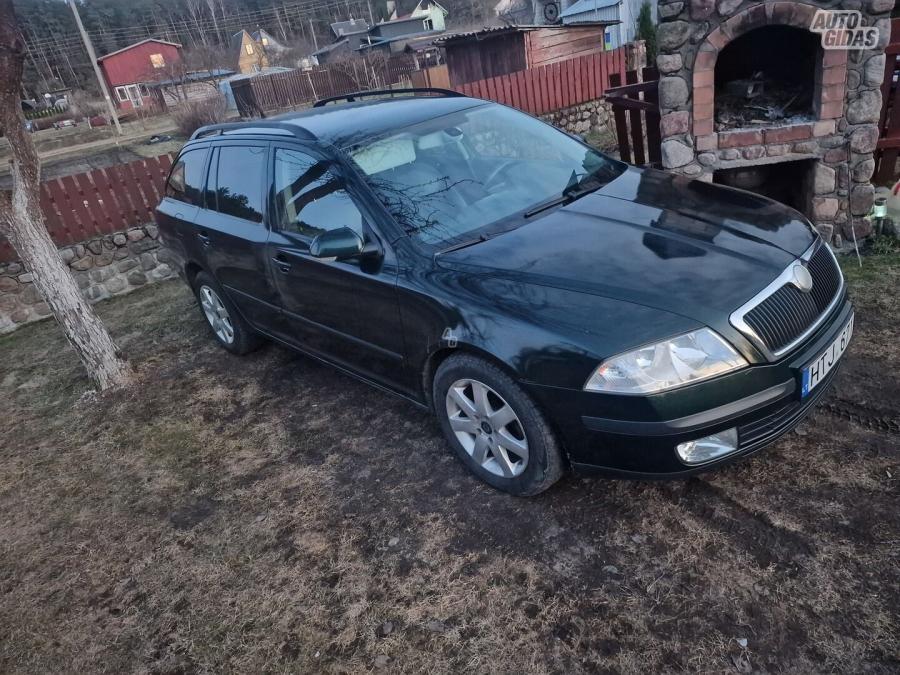 Green Skoda Octavia 2005 in Kaunas, with an engine capacity of 2.00 L and mileage of 389 thousand km for 1250 €, photo 1 on AUTOMOTO.COM.LV