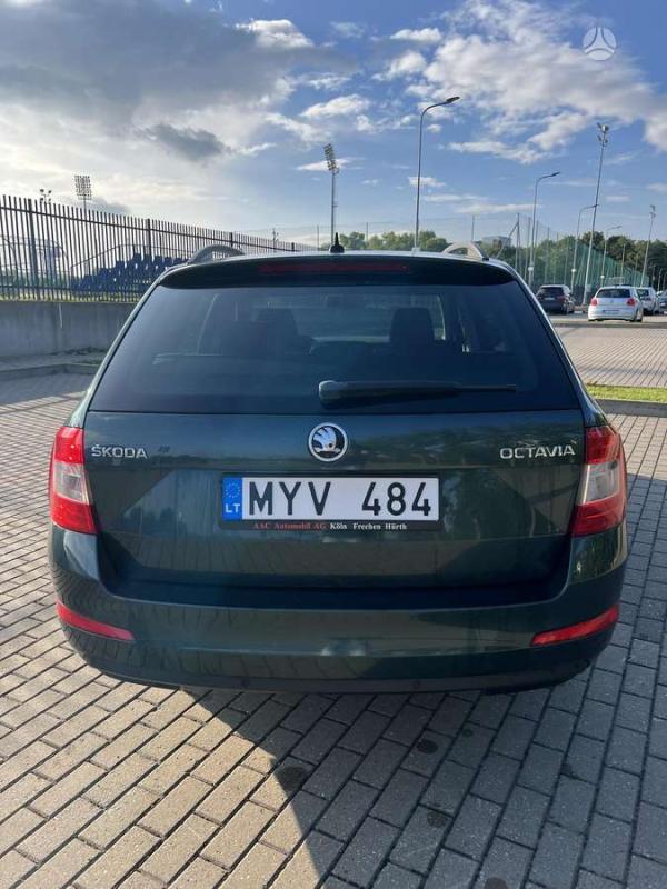 Зеленый Шкода Октавия 2015 в Ионава, объемом двигателя 1.97 л и пробегом 350 тыс. км за 5850 €, фото 7 на AUTOMOTO.COM.LV
