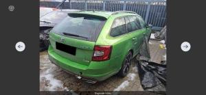 Green Skoda Octavia 2018 in Siauliai, with an engine capacity of 1.98 L and mileage of 112 thousand km for 10999 €, photo 2 on AUTOMOTO.COM.LV