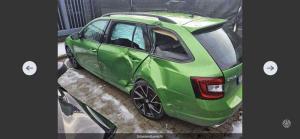 Green Skoda Octavia 2018 in Siauliai, with an engine capacity of 1.98 L and mileage of 112 thousand km for 10999 €, photo 5 on AUTOMOTO.COM.LV