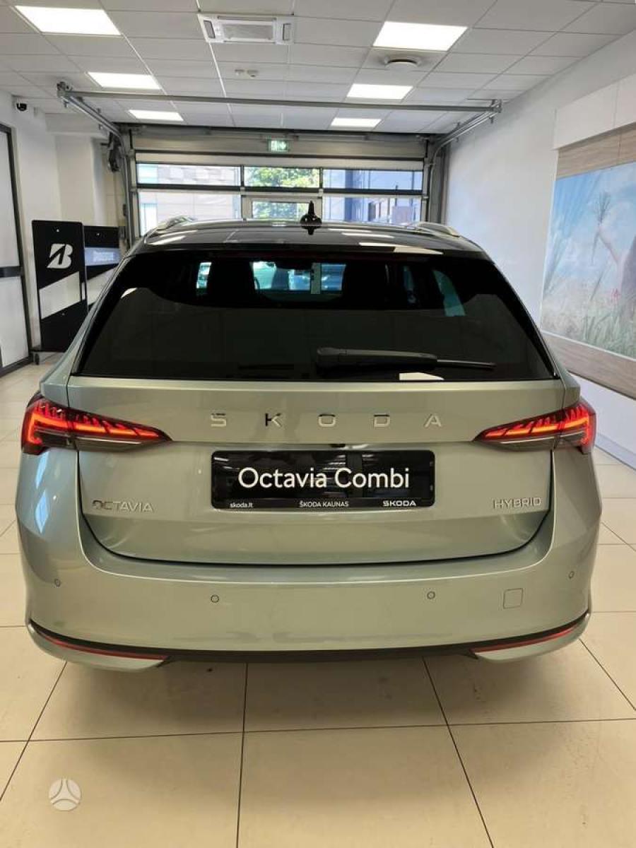 Green Skoda Octavia 2026 in Kaunas, with an engine capacity of 1.50 L and mileage of 5 thousand km for 31920 €, photo 7 on AUTOMOTO.COM.LV