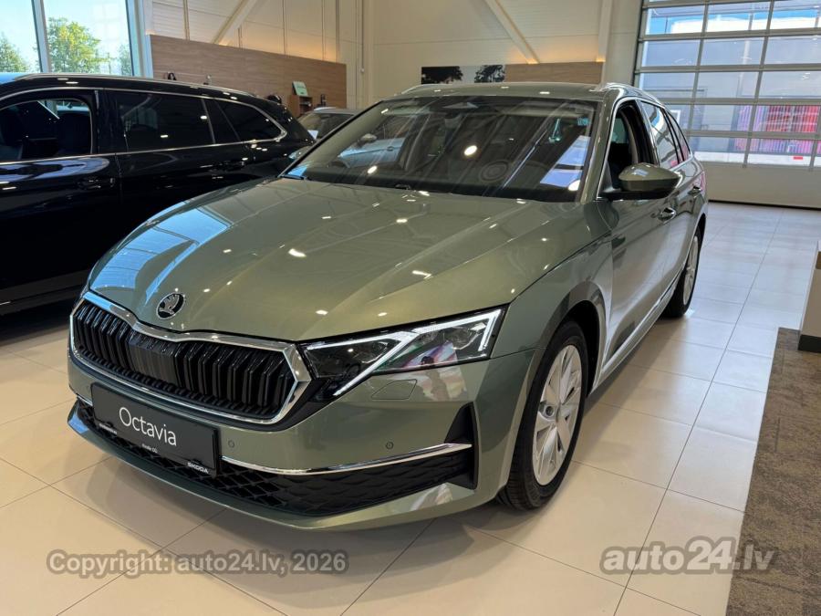 Green Skoda Octavia 2026 in Paide, with an engine capacity of 1.50 L and mileage of 0 thousand km for 33090 €, photo 1 on AUTOMOTO.COM.LV