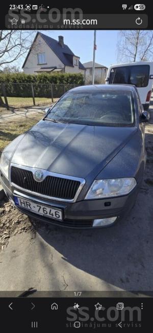 Pelēks Skoda Octavia 2006 Rīga, ar dzinēja tilpumu 2.00 L un nobraukumu 187 tūkst. km par 1250 €, foto  vietnē AUTOMOTO.COM.LV