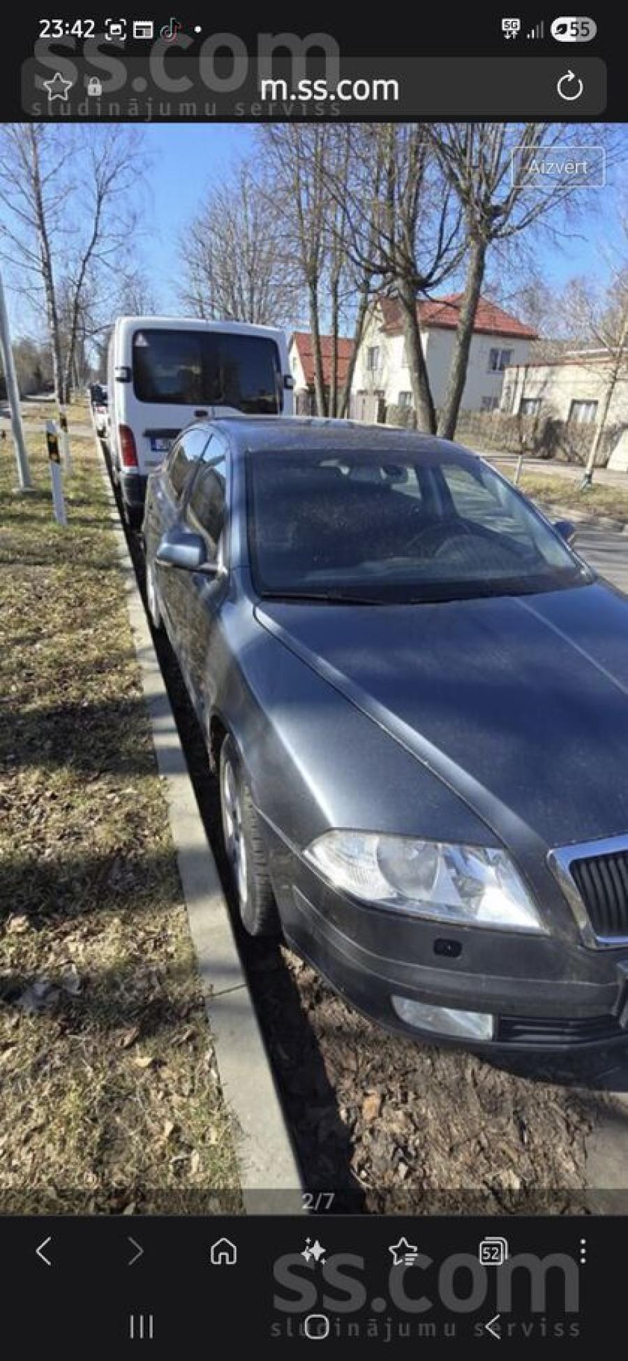 Pelēks Skoda Octavia 2006 Rīga, ar dzinēja tilpumu 2.00 L un nobraukumu 187 tūkst. km par 1250 €, foto 3 vietnē AUTOMOTO.COM.LV