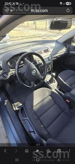 Pelēks Skoda Octavia 2006 Rīga, ar dzinēja tilpumu 2.00 L un nobraukumu 187 tūkst. km par 1250 €, foto 4 vietnē AUTOMOTO.COM.LV