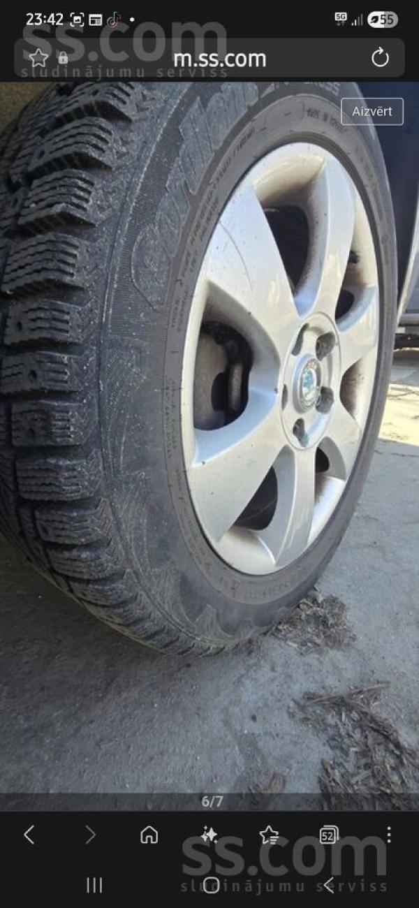 Pelēks Skoda Octavia 2006 Rīga, ar dzinēja tilpumu 2.00 L un nobraukumu 187 tūkst. km par 1250 €, foto 5 vietnē AUTOMOTO.COM.LV