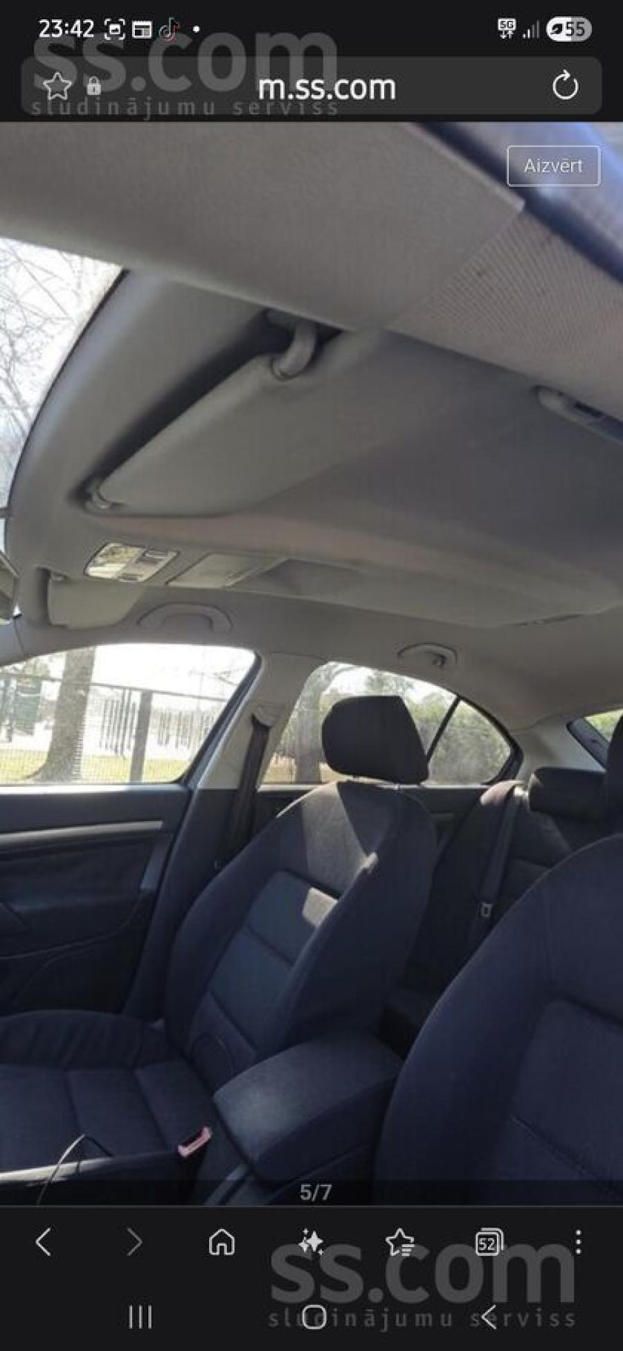 Pelēks Skoda Octavia 2006 Rīga, ar dzinēja tilpumu 2.00 L un nobraukumu 187 tūkst. km par 1250 €, foto 7 vietnē AUTOMOTO.COM.LV
