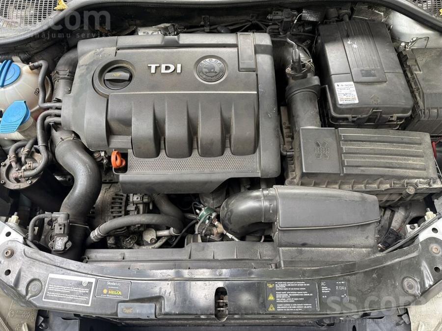 Grey Skoda Octavia 2008 in Riga, with an engine capacity of 1.90 L and mileage of 350 thousand km for 2990 €, photo 22 on AUTOMOTO.COM.LV