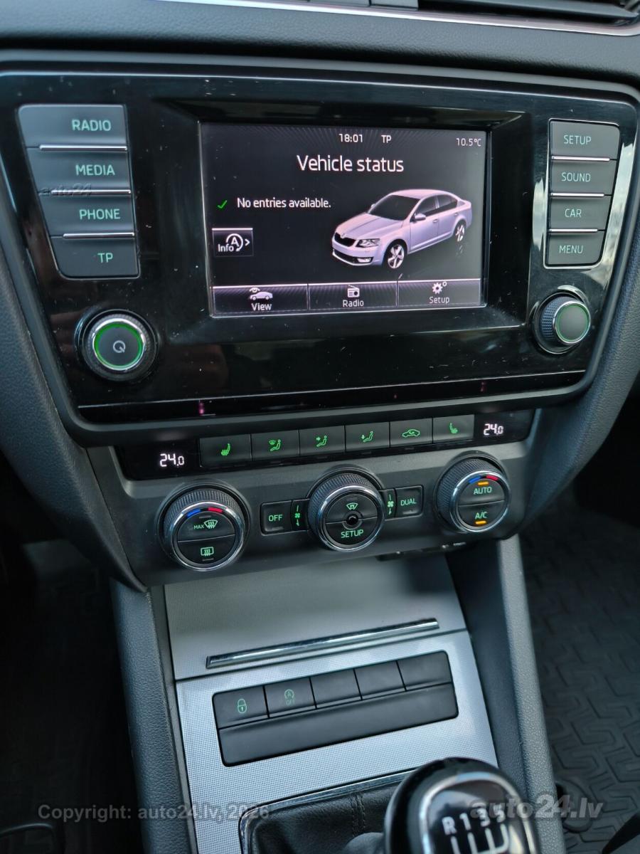 Pelēks Skoda Octavia 2013 Tartu, ar dzinēja tilpumu 1.60 L un nobraukumu 225 tūkst. km par 6900 €, foto 17 vietnē AUTOMOTO.COM.LV