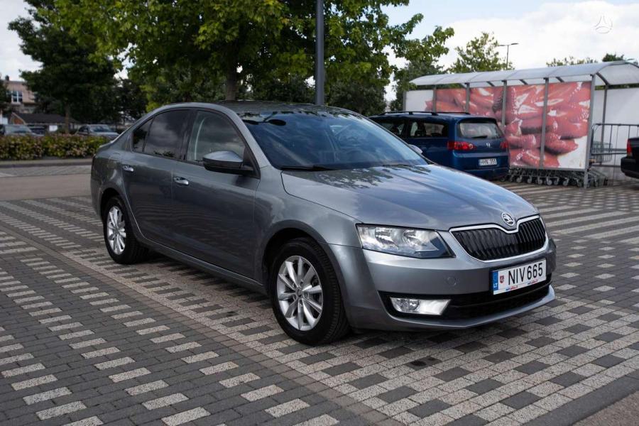 Grey Skoda Octavia 2013 in Vilnius, with an engine capacity of 1.60 L and mileage of 175 thousand km for 5700 €, photo 26 on AUTOMOTO.COM.LV