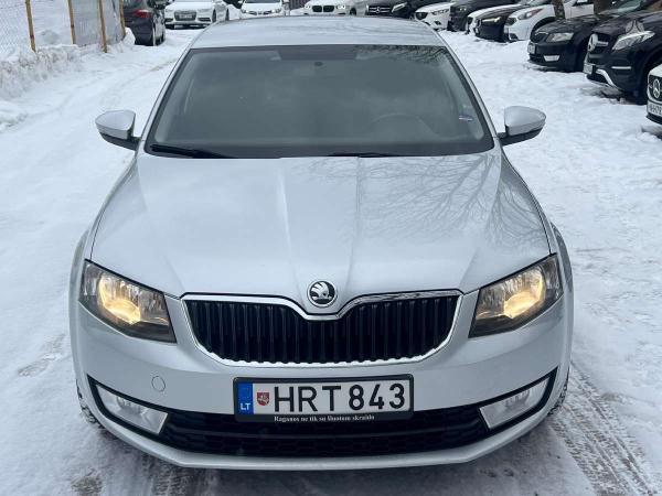 Grey Skoda Octavia 2015 in Vilnius, with an engine capacity of 1.40 L and mileage of 142 thousand km for 8600 €, photo 9 on AUTOMOTO.COM.LV
