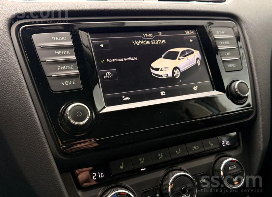 Pelēks Skoda Octavia 2015 Rīga, ar dzinēja tilpumu 2.00 L un nobraukumu 130 tūkst. km par 9990 €, foto 19 vietnē AUTOMOTO.COM.LV