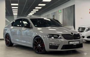 Grey Skoda Octavia 2016 in Klaipeda, with an engine capacity of 1.97 L and mileage of 92 thousand km for 14900 €, photo  on AUTOMOTO.COM.LV