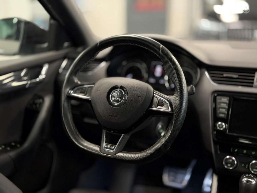 Grey Skoda Octavia 2016 in Klaipeda, with an engine capacity of 1.97 L and mileage of 92 thousand km for 14900 €, photo 13 on AUTOMOTO.COM.LV