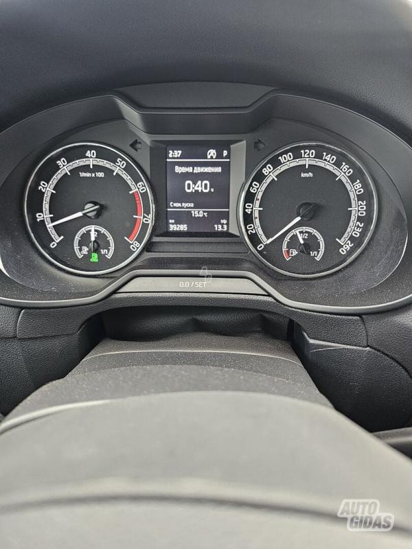 Grey Skoda Octavia 2018 in Marijampole, with an engine capacity of 1.40 L and mileage of 39 thousand km for 12500 €, photo 10 on AUTOMOTO.COM.LV