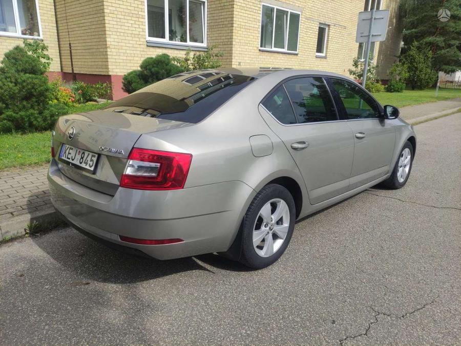 Grey Skoda Octavia 2018 in Panevezys, with an engine capacity of 1.60 L and mileage of 124 thousand km for 10500 €, photo 4 on AUTOMOTO.COM.LV