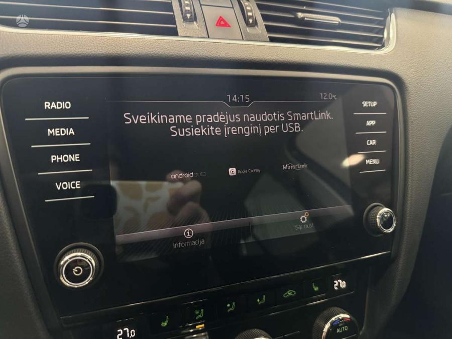 Grey Skoda Octavia 2019 in Vilnius, with an engine capacity of 1.00 L and mileage of 219 thousand km for 9200 €, photo 20 on AUTOMOTO.COM.LV