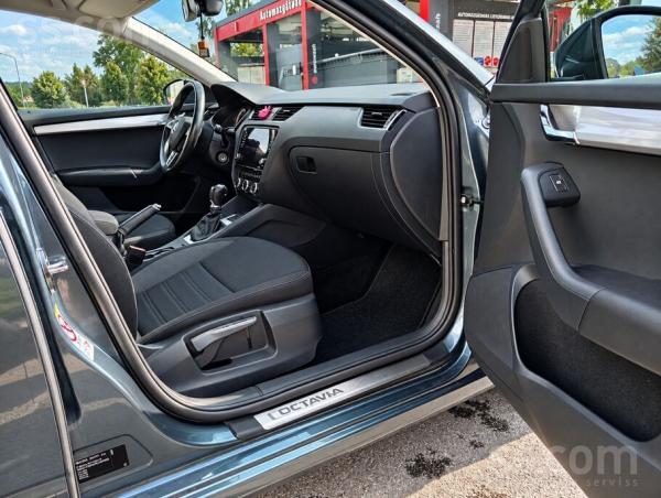Grey Skoda Octavia 2019 in Riga, with an engine capacity of 1.60 L and mileage of 155 thousand km for 13250 €, photo 8 on AUTOMOTO.COM.LV