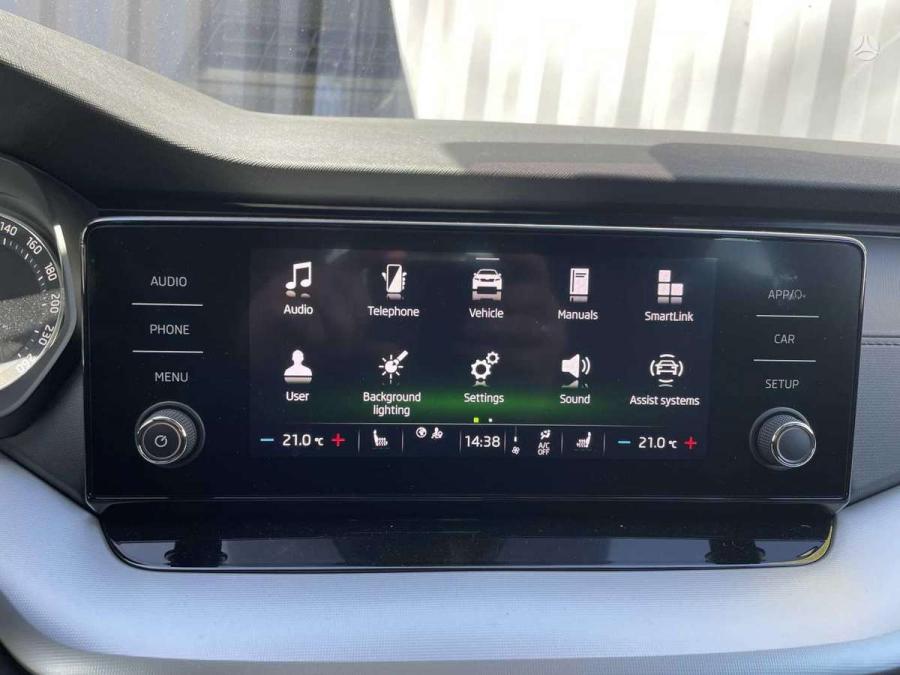 Grey Skoda Octavia 2021 in Vilnius, with an engine capacity of 1.00 L and mileage of 105 thousand km for 13900 €, photo 15 on AUTOMOTO.COM.LV