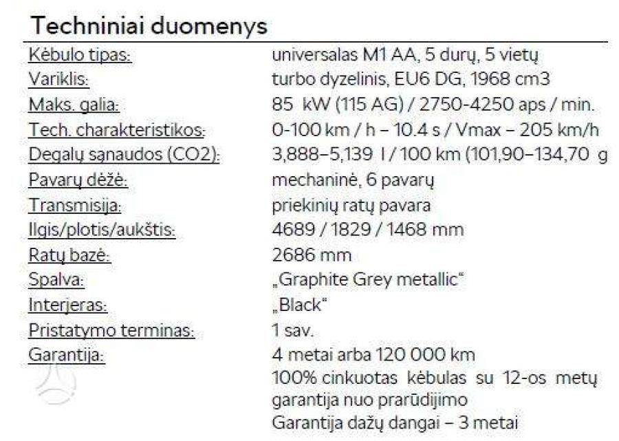 Grey Skoda Octavia 2022 in Vilnius, with an engine capacity of 1.97 L and mileage of 122 thousand km for 14900 €, photo 18 on AUTOMOTO.COM.LV