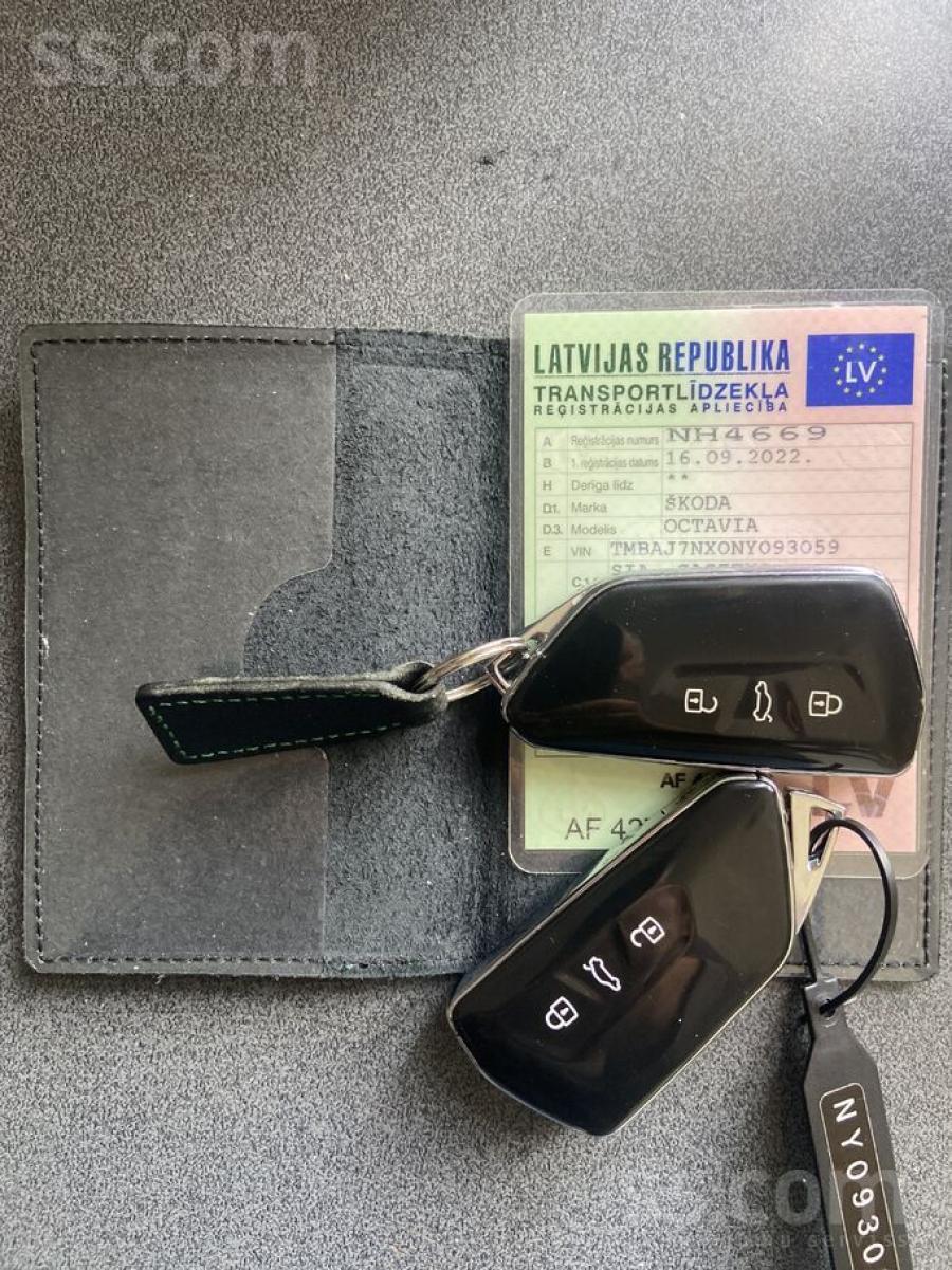 Grey Skoda Octavia 2022 in Riga, with an engine capacity of 2.00 L and mileage of 178 thousand km for 17500 €, photo 19 on AUTOMOTO.COM.LV