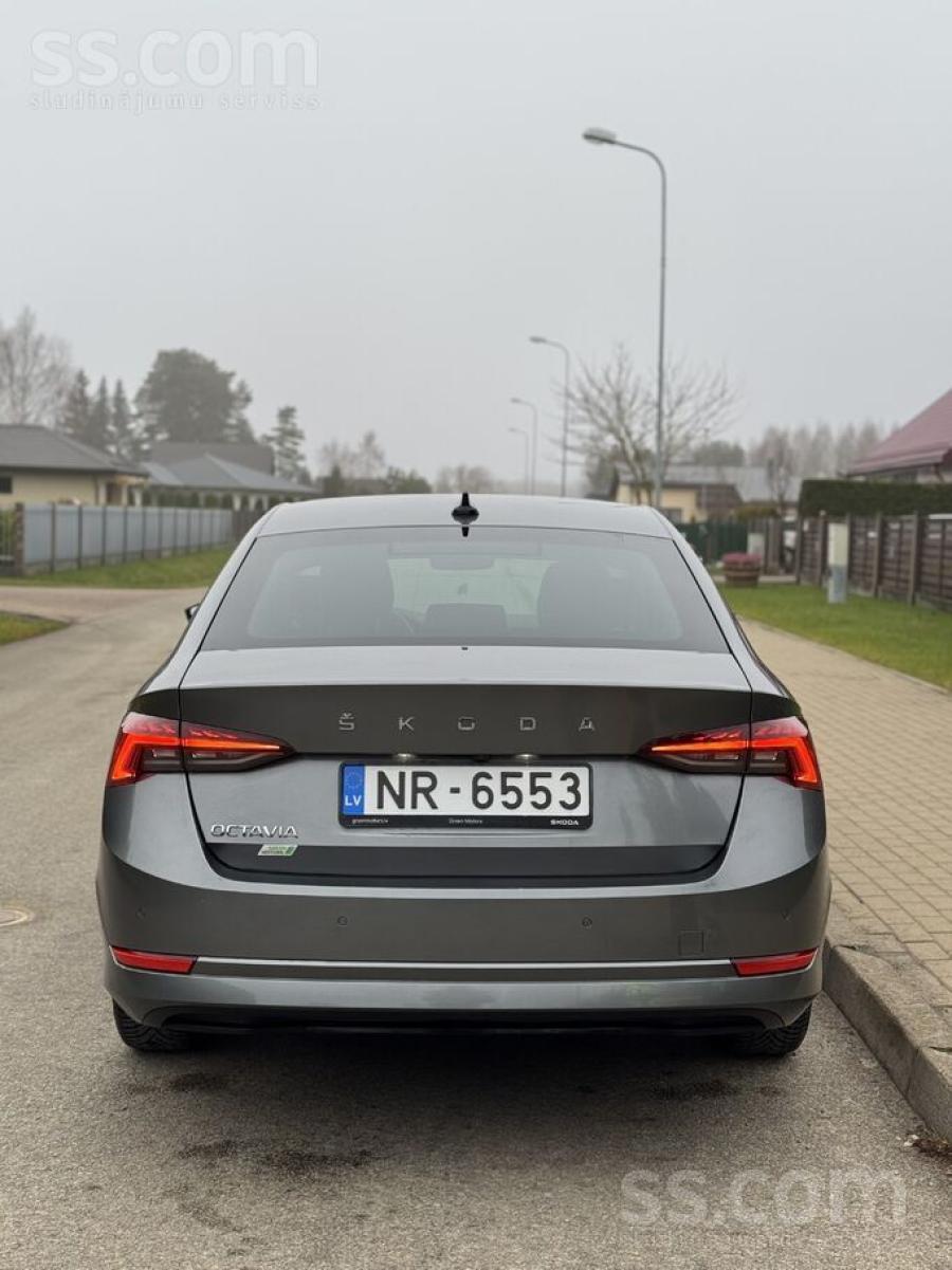 Grey Skoda Octavia 2023 in Jelgava, with an engine capacity of 2.00 L and mileage of 74 thousand km for 22900 €, photo 6 on AUTOMOTO.COM.LV
