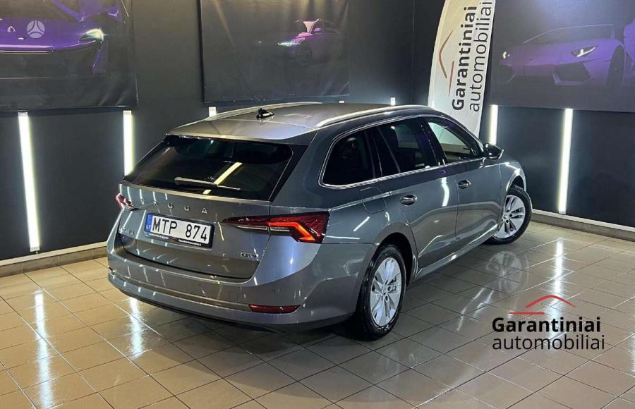 Grey Skoda Octavia 2023 in Vilnius, with an engine capacity of 1.50 L and mileage of 52 thousand km for 19500 €, photo 2 on AUTOMOTO.COM.LV