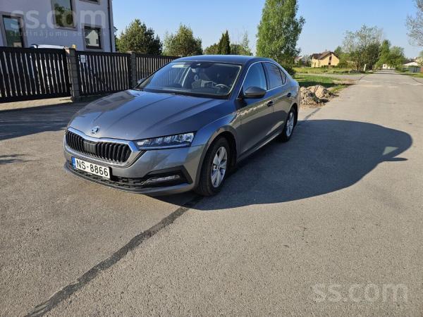 Grey Skoda Octavia 2023 in Riga, with an engine capacity of 2.00 L and mileage of 72 thousand km for 19900 €, photo 1 on AUTOMOTO.COM.LV
