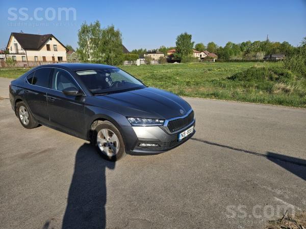 Grey Skoda Octavia 2023 in Riga, with an engine capacity of 2.00 L and mileage of 72 thousand km for 19900 €, photo 5 on AUTOMOTO.COM.LV