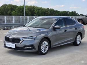 Pelēks Skoda Octavia 2023 Viļņa, ar dzinēja tilpumu 1.50 L un nobraukumu 173 tūkst. km par 15300 €, foto  vietnē AUTOMOTO.COM.LV