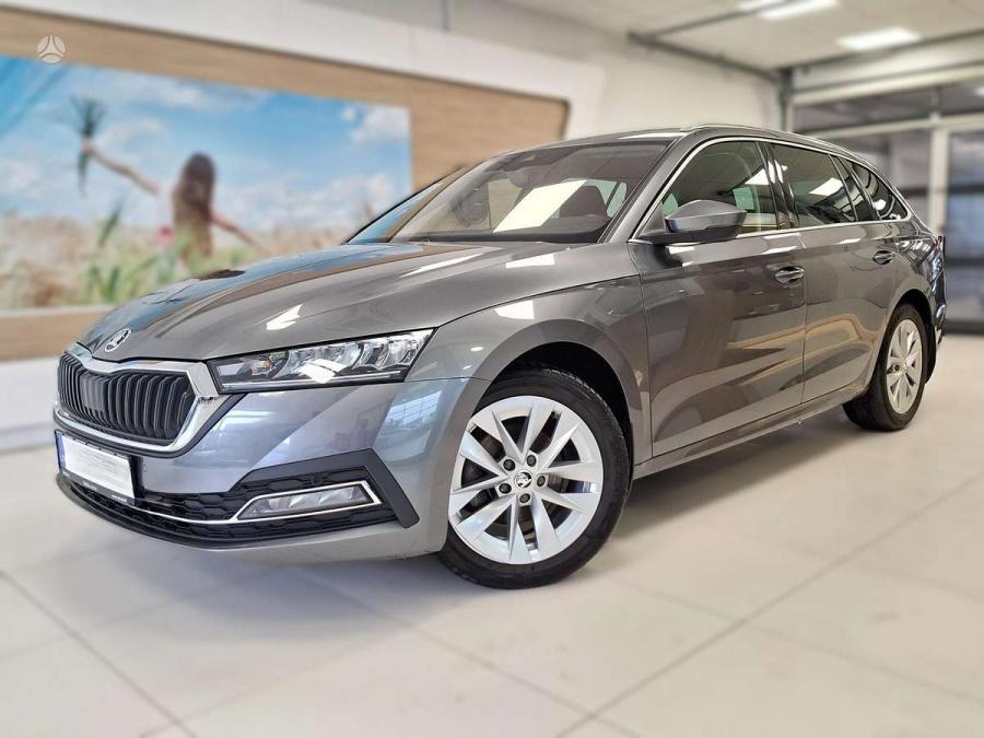 Grey Skoda Octavia 2023 in Kaunas, with an engine capacity of 1.50 L and mileage of 95 thousand km for 20700 €, photo 1 on AUTOMOTO.COM.LV
