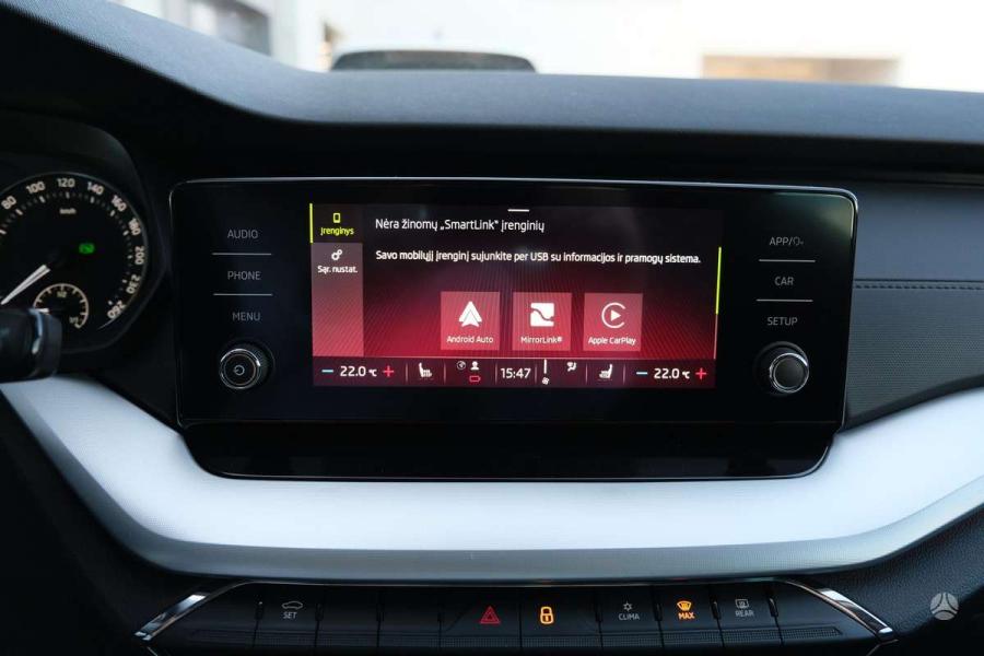 Pelēks Skoda Octavia 2023 Viļņa, ar dzinēja tilpumu 1.97 L un nobraukumu 151 tūkst. km par 16100 €, foto 15 vietnē AUTOMOTO.COM.LV