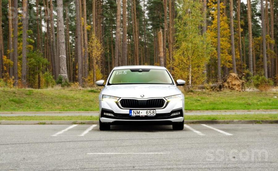 Grey Skoda Octavia 2023 in Riga, with an engine capacity of 2.00 L and mileage of 147 thousand km for 15990 €, photo 4 on AUTOMOTO.COM.LV