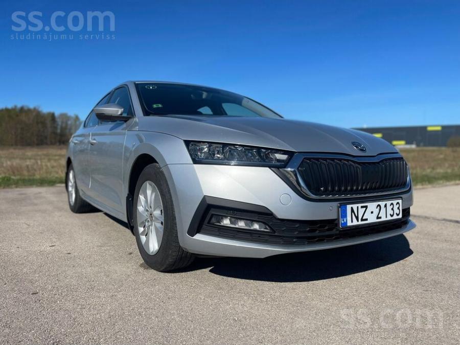 Grey Skoda Octavia 2024 in Riga, with an engine capacity of 1.00 L and mileage of 77 thousand km for 17700 €, photo 1 on AUTOMOTO.COM.LV