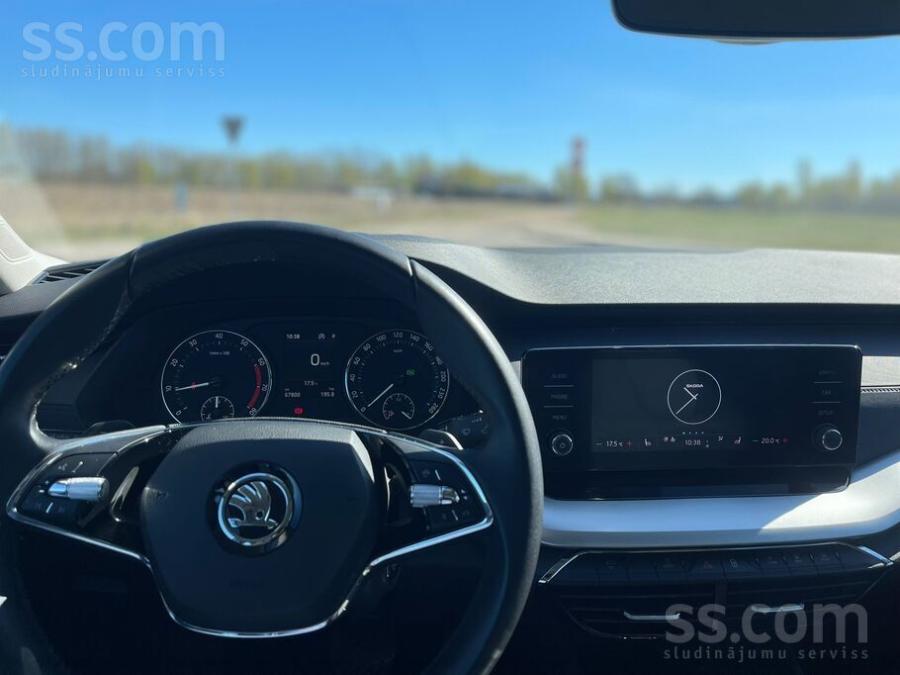 Grey Skoda Octavia 2024 in Riga, with an engine capacity of 1.00 L and mileage of 77 thousand km for 17700 €, photo 13 on AUTOMOTO.COM.LV